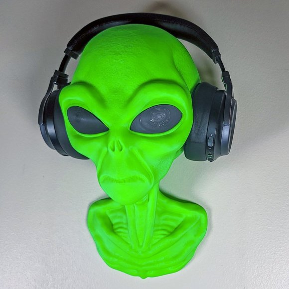 Hand Crafted | Art | Alien Wall Art Headphones Holder Ufo Decor Unique ...